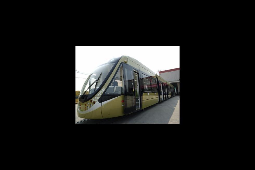 First low-floor Suzhou tram rolled out | News | Railway Gazette ...